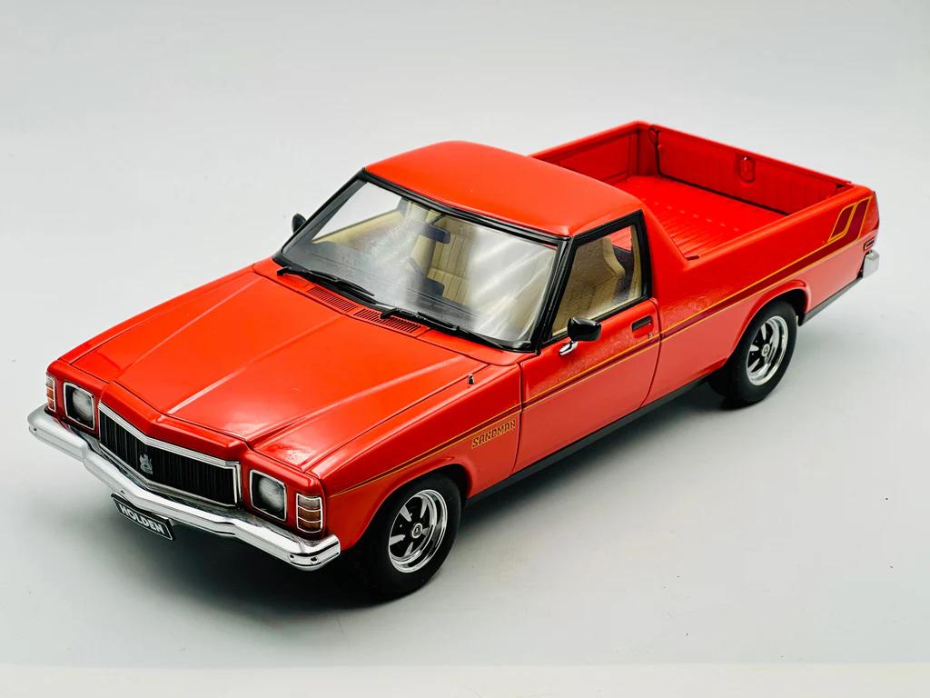 1:18 Holden HX Sandman Utility - 1976 - Mandarin Red – Echuca Scale ...