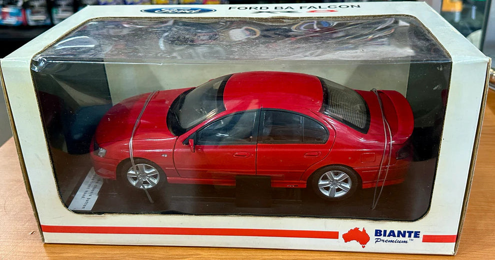 1:18 Ford BA Falcon XR8 - Venom Red – Echuca Scale Model Cars