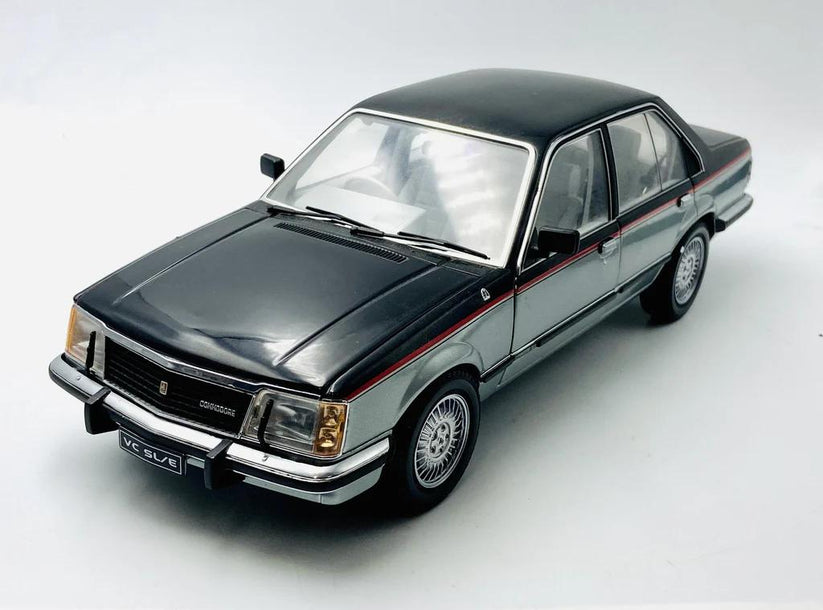 1:18 Holden VC Commodore SL/E - 1980 - Tuxedo Black over Aztec Silver ...