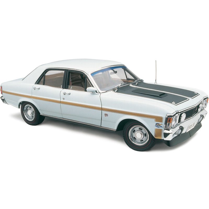 1:18 Ford XW Falcon GTHO Phase II - Diamond White – Echuca Scale Model Cars